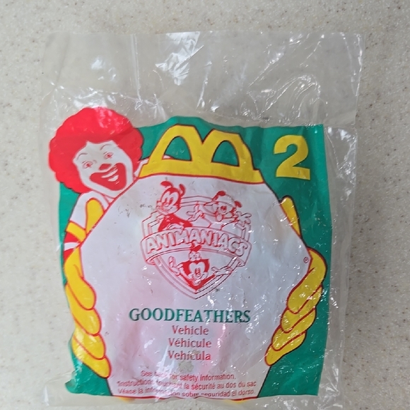 McDonald's | Toys | Vintage 994 Mcdonalds Animaniacs Goodfeathers Toy ...